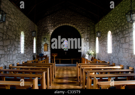 interior of saul church in downpatrick built in 1932 to commemorate the ...