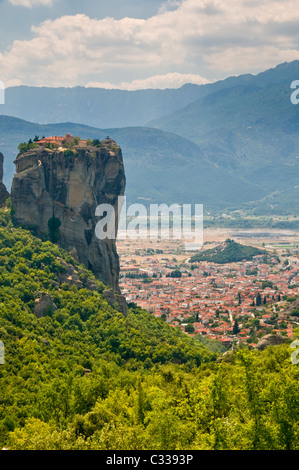Monastery of the Holy Trinity, Meteora, Greece. Seen in the James Bond ...