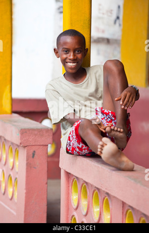 Colombian boy, Bocachica, Cartagena, Colombia Stock Photo - Alamy