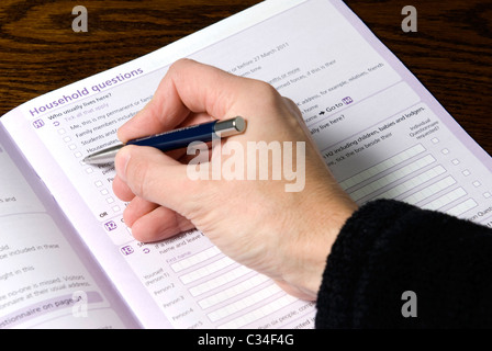 Census 2011 Household Questionnaire Stock Photo - Alamy