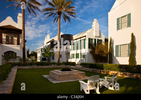 Luxury homes and condos in Alys Beach, Florida, USA Stock Photo - Alamy