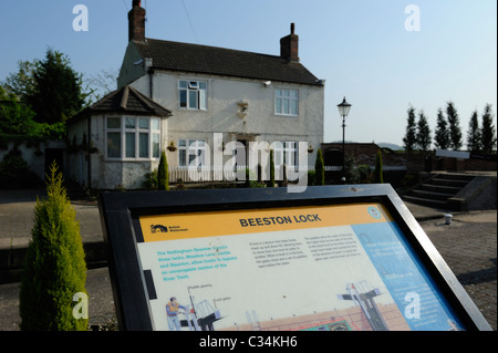 lock keepers house beeston lock nottingham england Stock Photo - Alamy