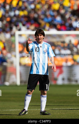 Lionel Messi 2010 FIFA World Cup - Argentina vs. Mexico (3-1) - at ...