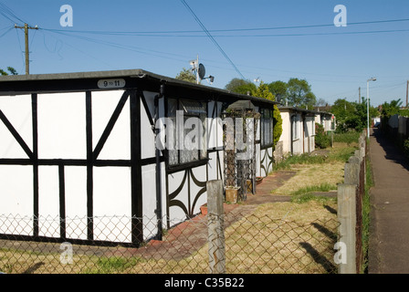 Prefabs on the Excalibur Estate, Catford, Lewisham, London Stock Photo ...