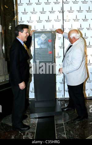 Tommy Lasorda and Tim Brosnan The Empire State Building celebrates the ...
