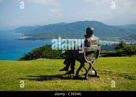 Grave of Noel Coward at Firefly, the Jamaican home of Noel Coward ...