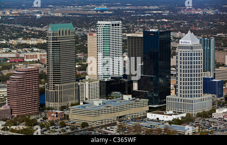 One Tampa City center skyscraper building in downtown Tampa FL Stock ...