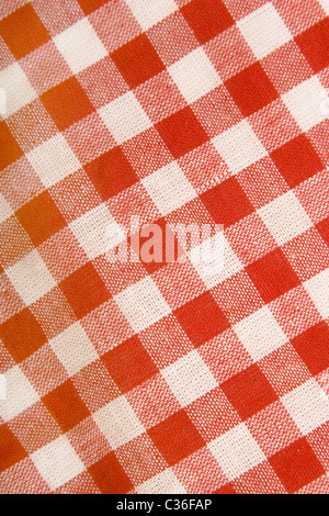 Red color textile texture coarse fabric, high quality blue fabric macro ...