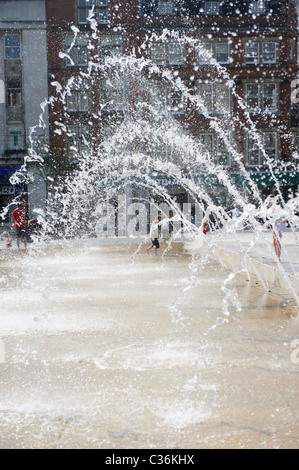 Photo of Slab Square in Nottingham city Centre The image shows the ...