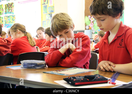 Primary school children in a classroom, Wales UK Stock Photo: 39589327 ...
