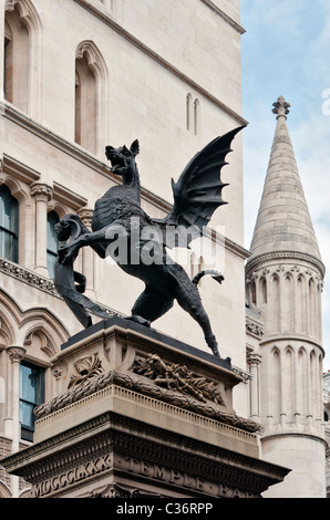 Temple Bar Gryphon London England UK Stock Photo - Alamy