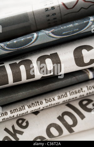 newspaper close up shot for background Stock Photo - Alamy