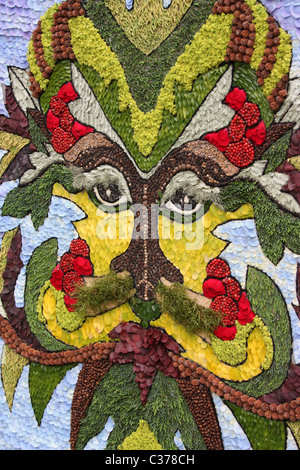 Over Haddon Well Dressing Stock Photo - Alamy