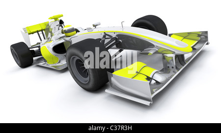 3D render of a formula one car on a motion background Stock Photo - Alamy