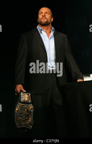 Triple H WrestleMania 25th Anniversary Press Conference Hard Rock Cafe ...