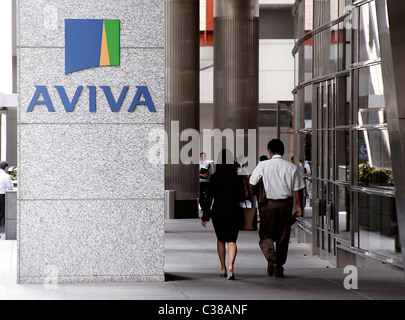 AVIVA offices in Singapore Stock Photo - Alamy