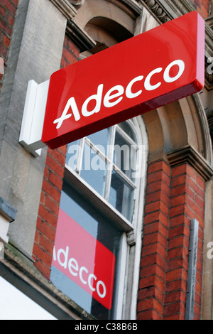 An Adecco office in North London Stock Photo - Alamy