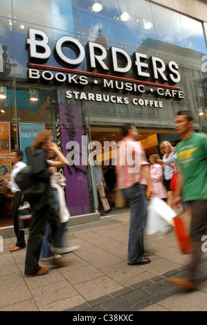 Exterior of a Borders store in Central London Stock Photo - Alamy
