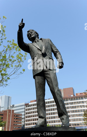 The statue of Sir Bobby Robson outside St. James' park stadium ...