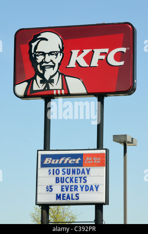 Kentucky Fried Chicken sign Stock Photo - Alamy
