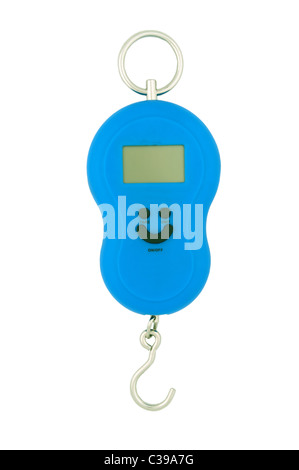 Digital scales isolated on white background Stock Photo - Alamy