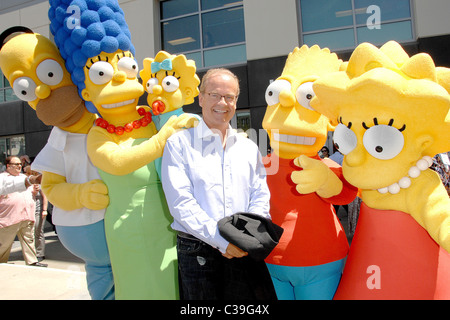 Kelsey Grammer Stamps of Simpsons characters are unveiled at the Fox ...