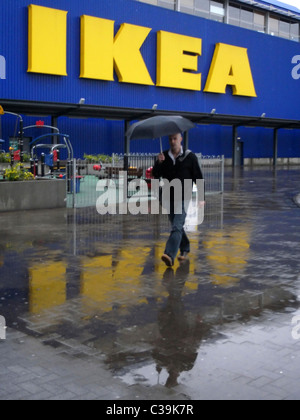 An Ikea customer loading her car Stock Photo - Alamy