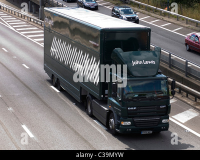 John Lewis store delivery lorry Stock Photo - Alamy