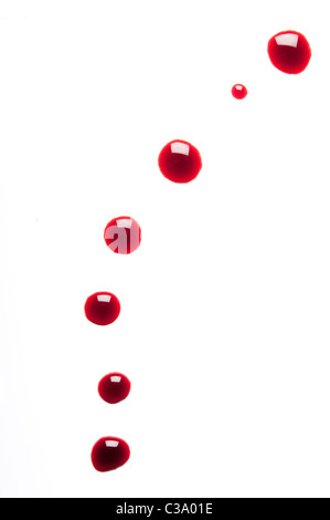 blood drops isolated Stock Photo - Alamy