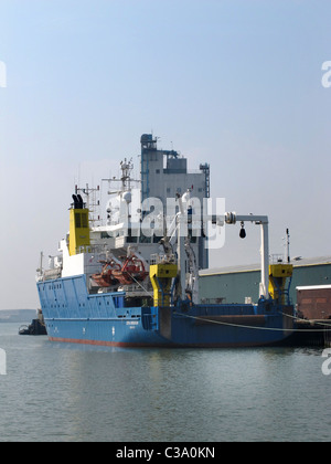 cefas endevour in harbour at lowestoft suffolk uk Stock Photo - Alamy