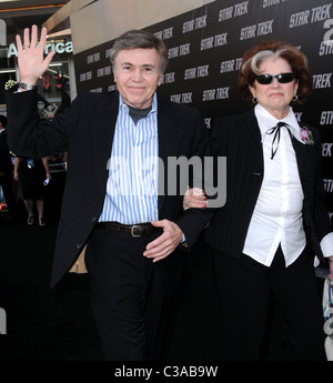 Walter Koenig and wife Los Angeles Premiere of "Star Trek" - Arrivals ...