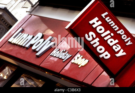 Picture shows a Lunn Poly travel agent's; part of TUI Travel Stock ...