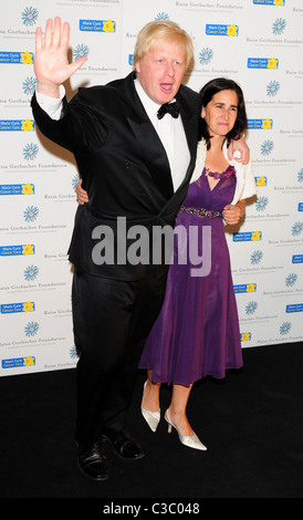 Boris Johnson and Marina Wheeler Raisa Gorbachev Foundation Party held ...