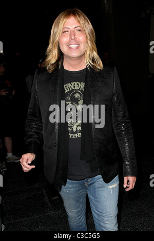 Steven Cojocaru fashion critic leaving Bardot nightclub with a friend ...