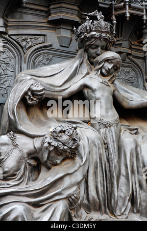 Art Nouveau memorial to Queen Alexandra of Denmark, was executed by the ...