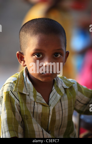 Indian boy in Andhra Pradesh South India Stock Photo - Alamy