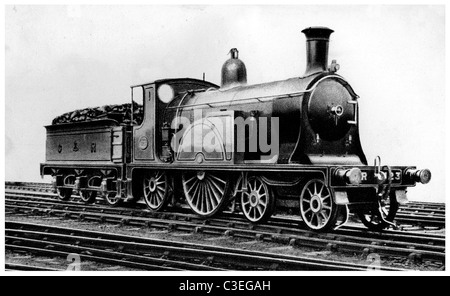 Caledonian single No.123 as LMS 14010 at Dundee (West) station Stock ...