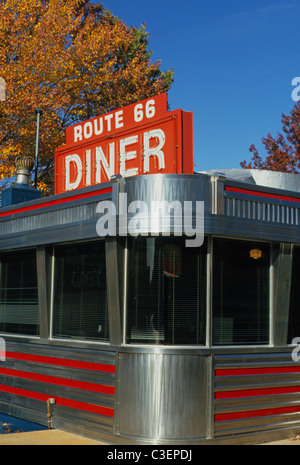 Route 66 Diner Springfield, Massachusetts, USA Stock Photo - Alamy
