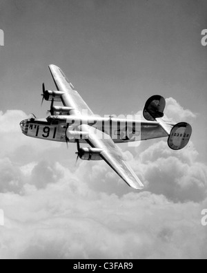 The Consolidated B-24 Liberator, an American heavy bomber, had a modern design featuring a ...