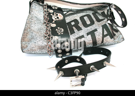 Cool rock symbols for rockers isolated on the white Stock Photo - Alamy