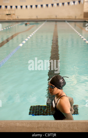 Pacific Islander swimmer in swimming pool Stock Photo - Alamy