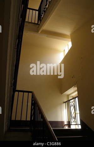 Corridor, hallway, old house, from 1920s, historic, old age, interior ...