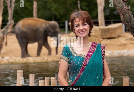 Dr Susie Boardman, Chief Executive of Twycross Zoo pictured during the ...