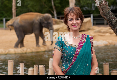Dr Susie Boardman, Chief Executive of Twycross Zoo pictured during the ...