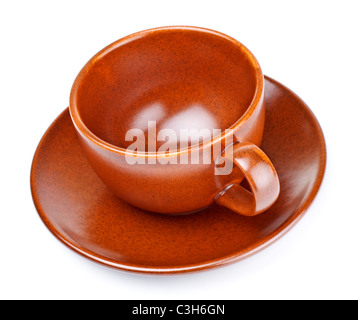 photo of two cups standing on a snow-covered table on the balcony in ...