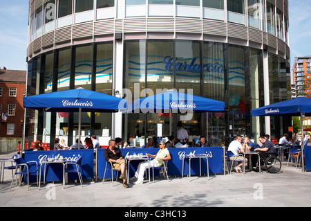 Carluccio`s restaurant in Manchester UK Stock Photo - Alamy