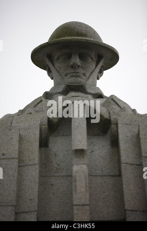 The Canadian monument The Brooding Soldier commemorates the Canadian ...
