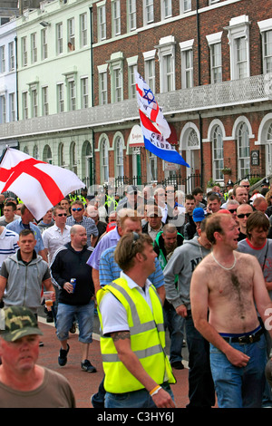 EDL Protest - Dorset Stock Photo - Alamy