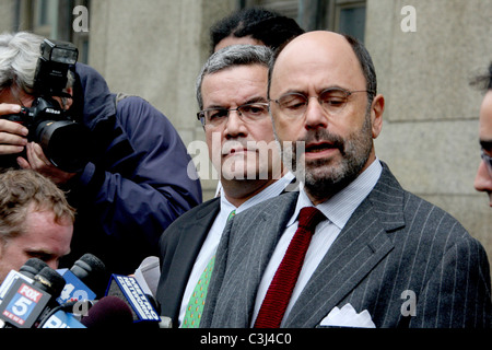 Robert Halderman and his lawyer Gerald Shargel Robert Halderman outside ...