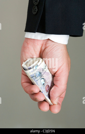 Pound Notes In Man's Back Pocket Stock Photo - Alamy